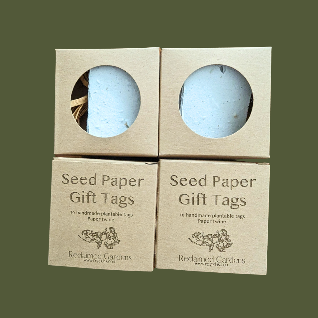 Seed Paper Gift Tags (Set of 10) – Reclaimed Gardens